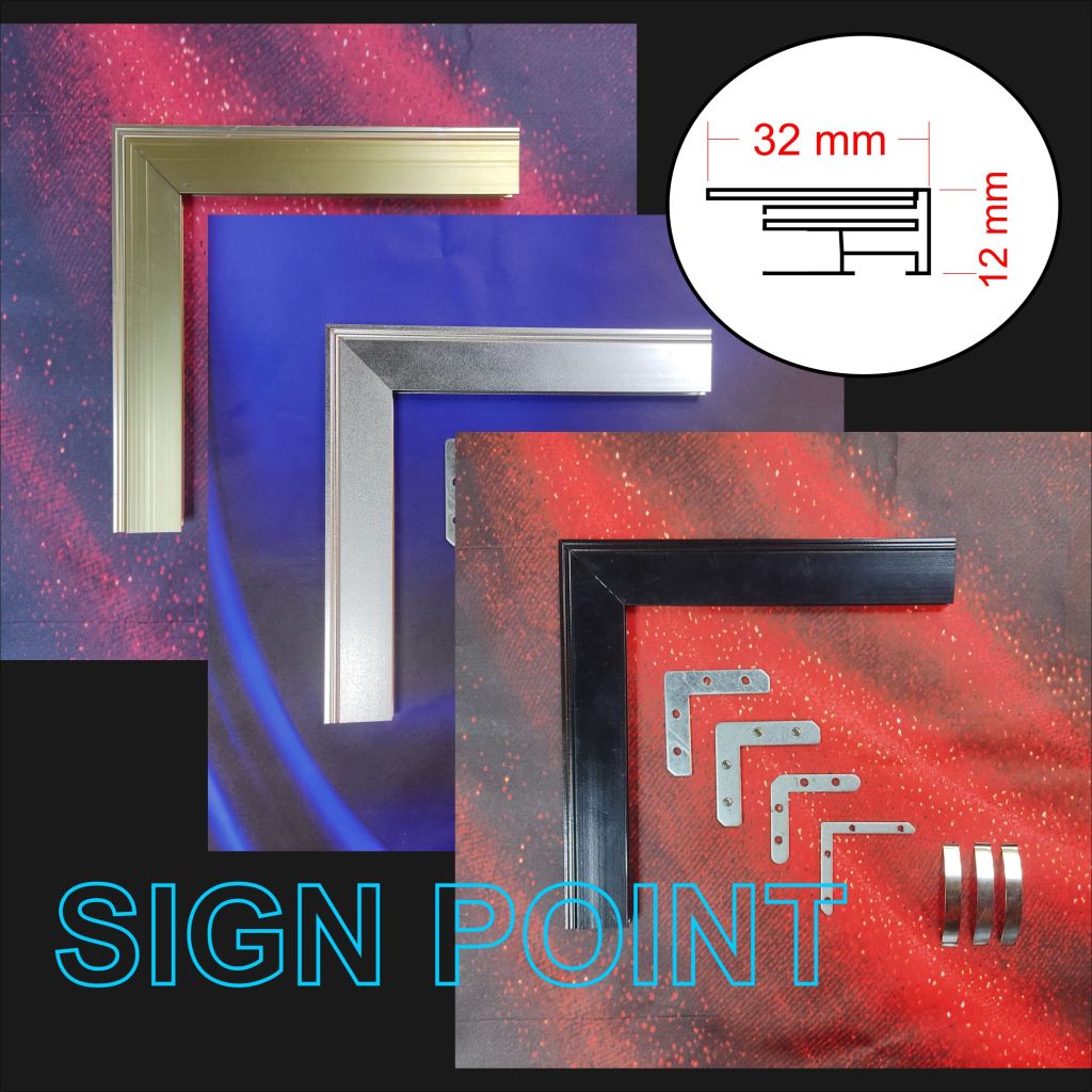 Aluminium Profiles – All signage materials